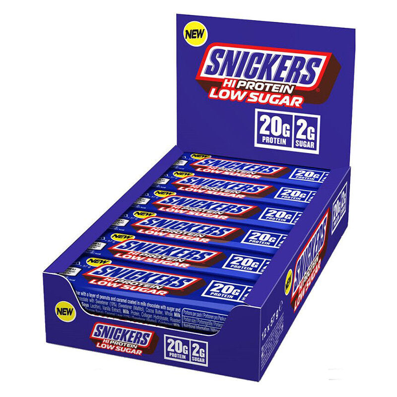 Snickers HiProtein Low Sugar : Snickers protéiné faible en sucre de ...